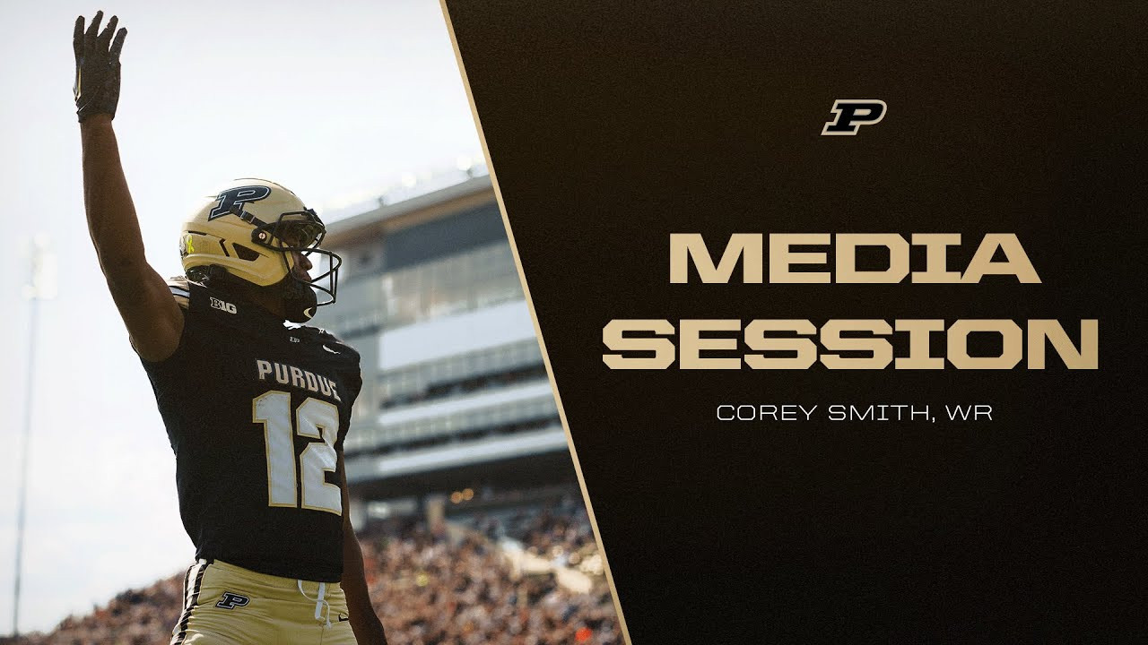 Wide Receiver Corey Smith Media Session | Purdue Football - Purdue ...