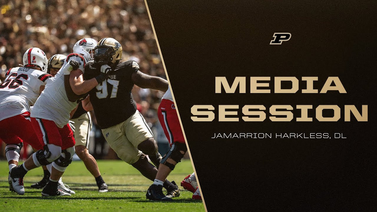 Jamarrion Harkless Media Session | Purdue Football - Purdue ...