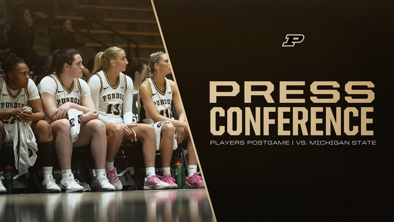 Madison Layden-Zay & Avery Gordon Postgame Press Conference | Purdue ...