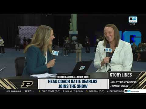 Katie Gearlds at Big Ten Media Day - Purdue Boilermakers - Official ...