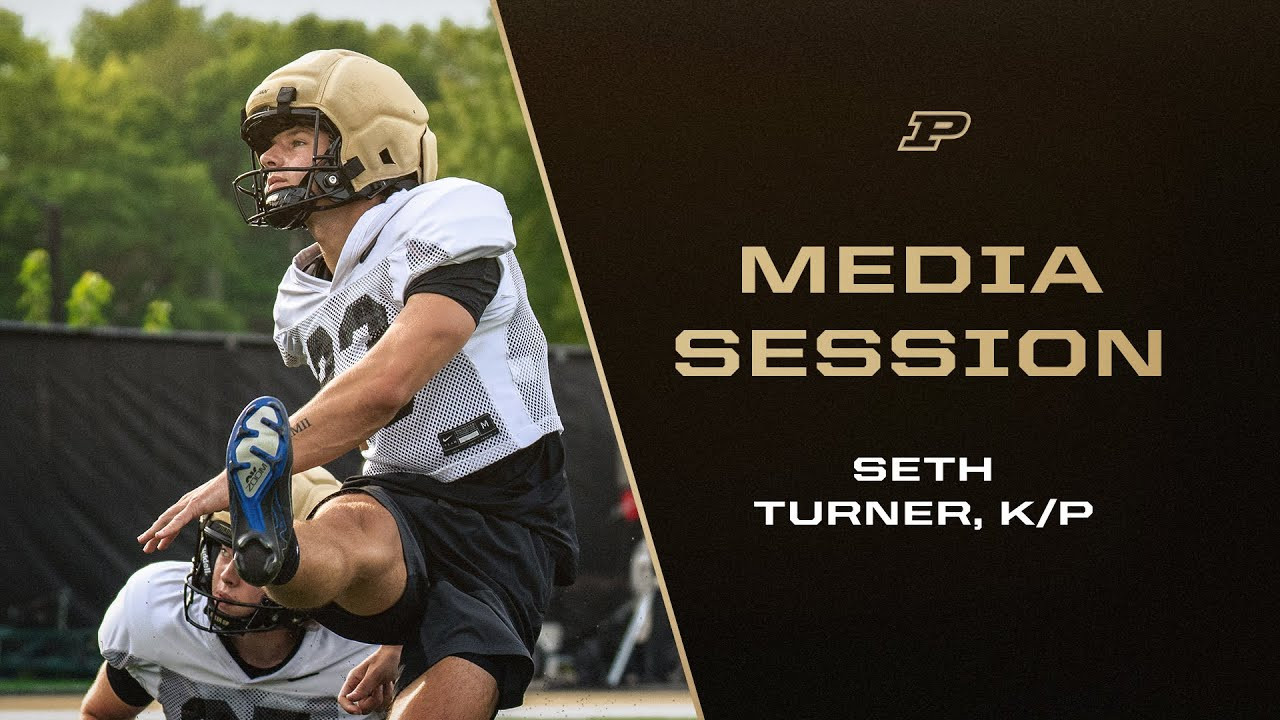 Seth Turner Media Session | Purdue Football - Purdue Boilermakers ...