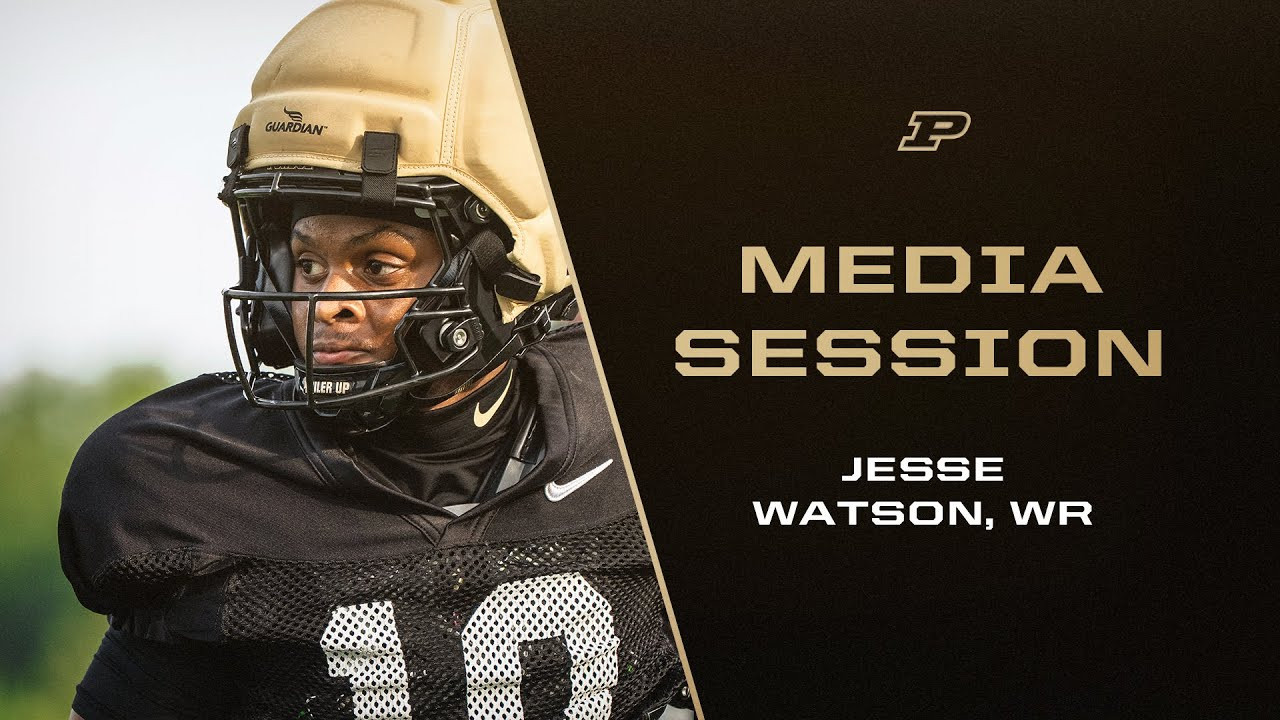 Jesse Watson Media Session | Purdue Football - Purdue Boilermakers ...