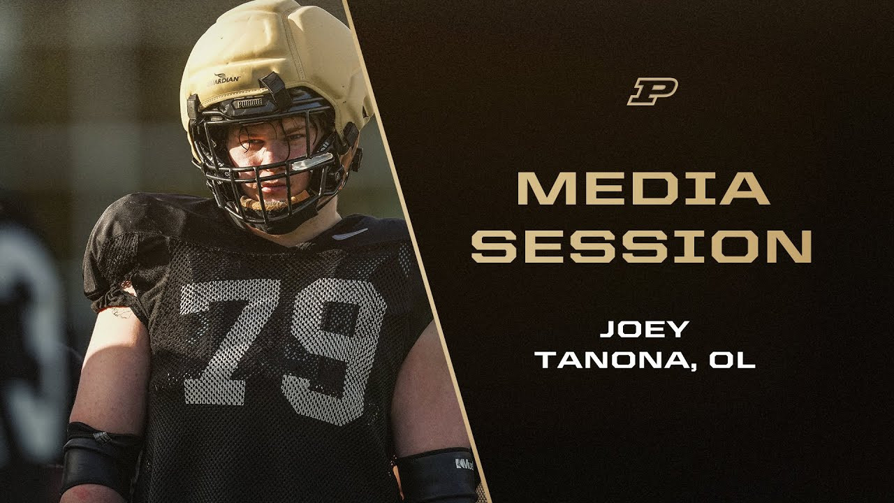 Joey Tanona Media Session | Purdue Football - Purdue Boilermakers ...