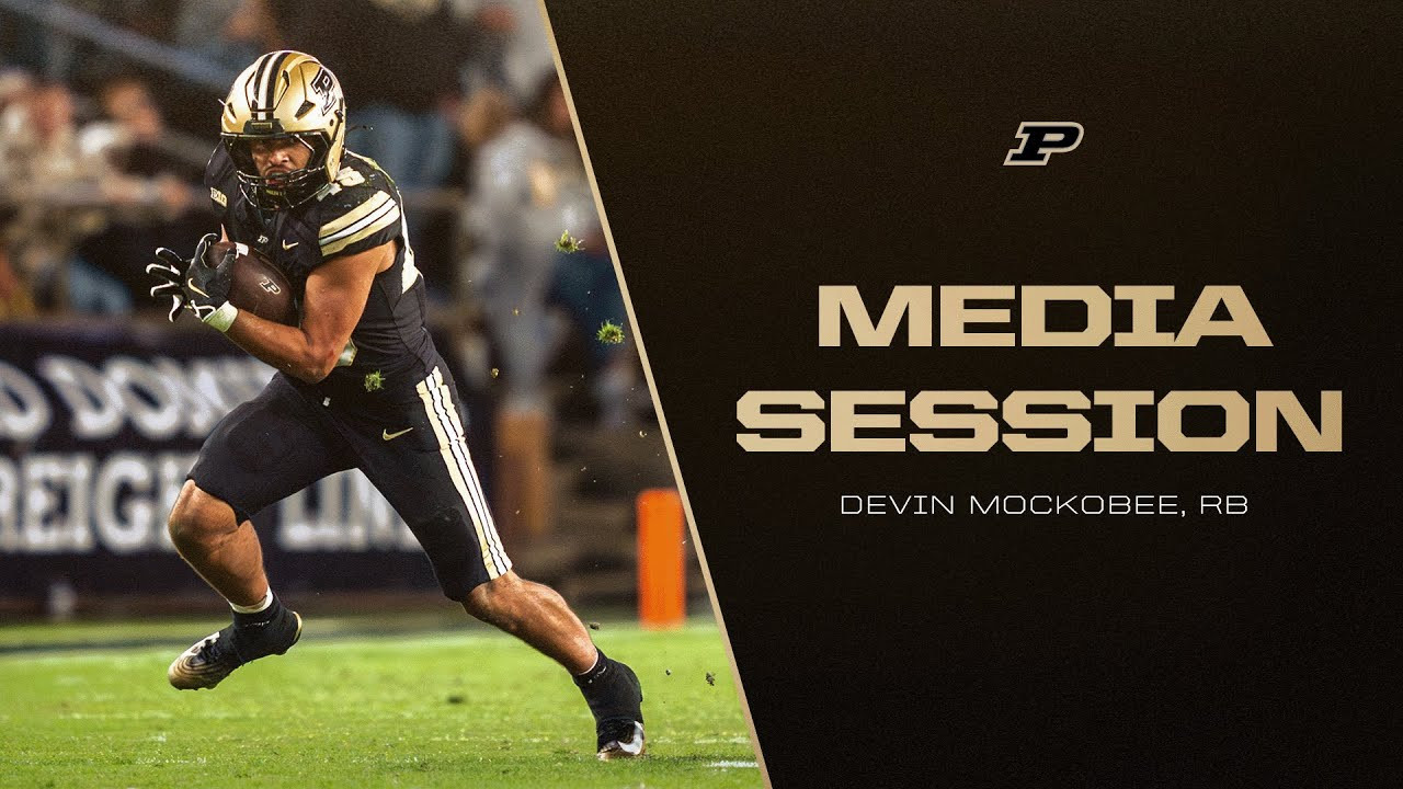 Running Back Devin Mockobee Media Session | Purdue Football - Purdue ...