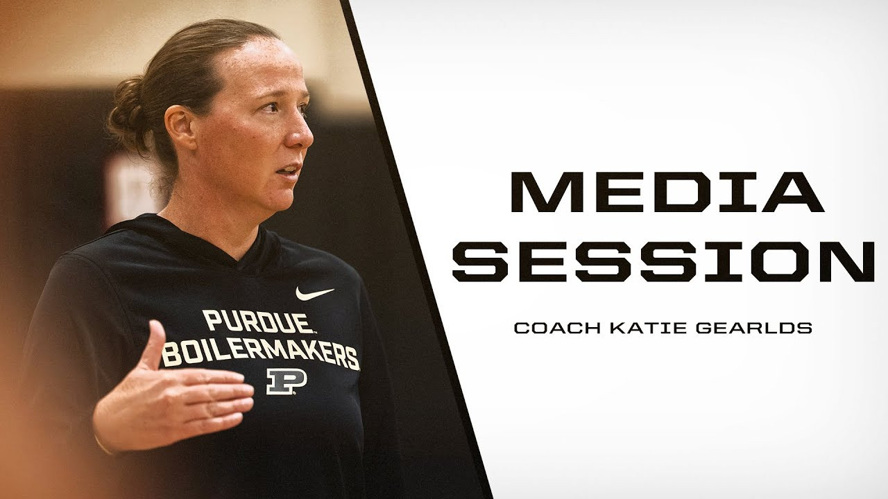 Head Coach Katie Gearlds Media Session | Purdue Women's Basketball ...