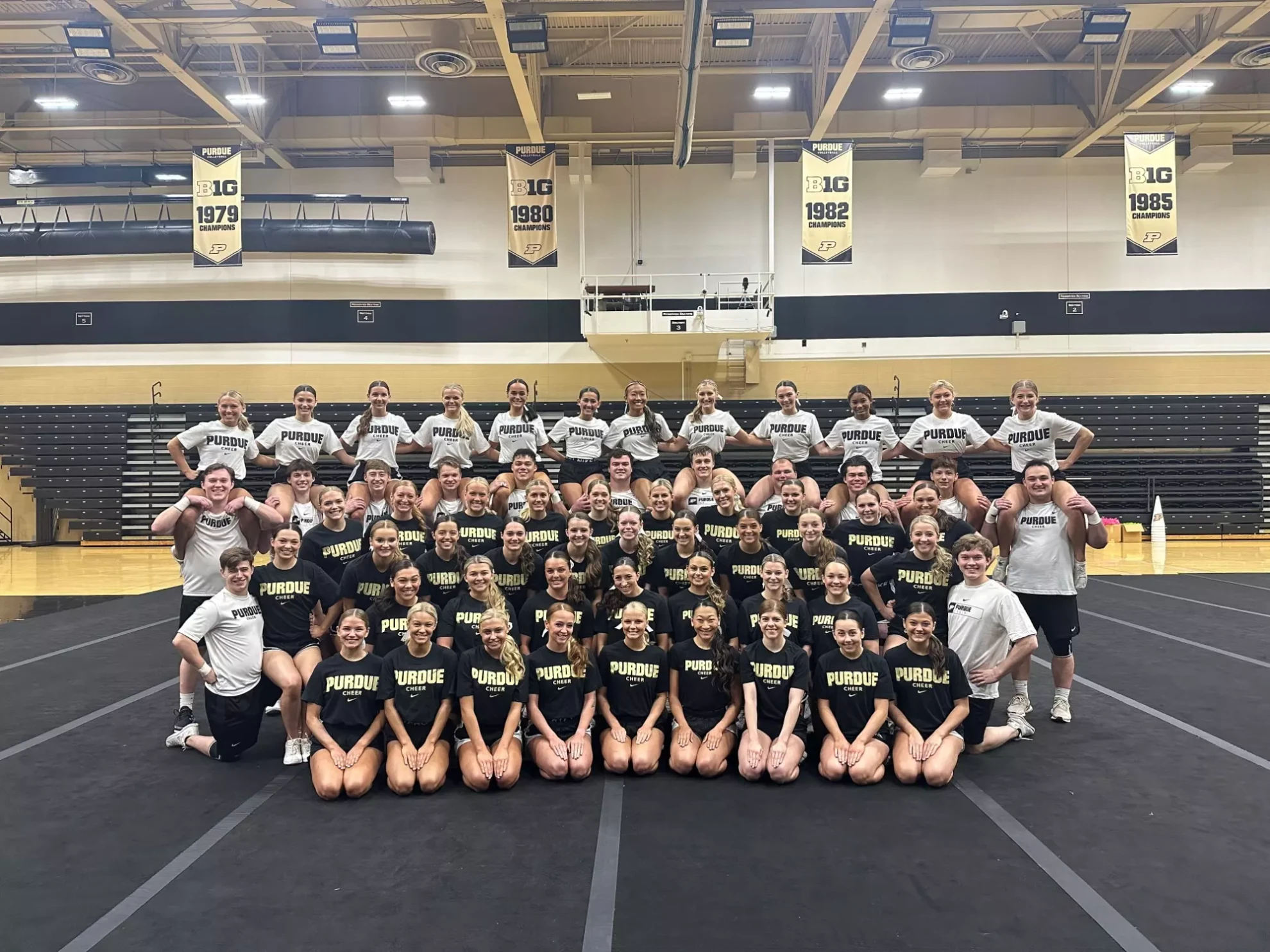 2023-24 Purdue Cheerleading Team - Purdue Boilermakers - Official ...