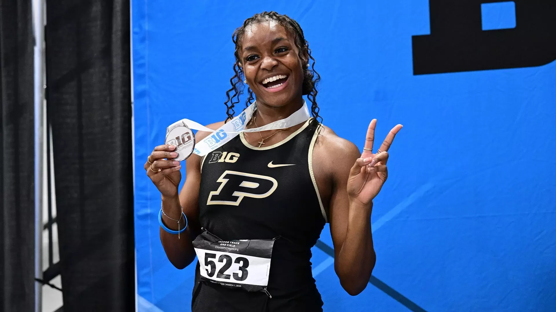 Elrod Earns Silver Medal in the Pentathlon to Lead Day One of Big Tens ...