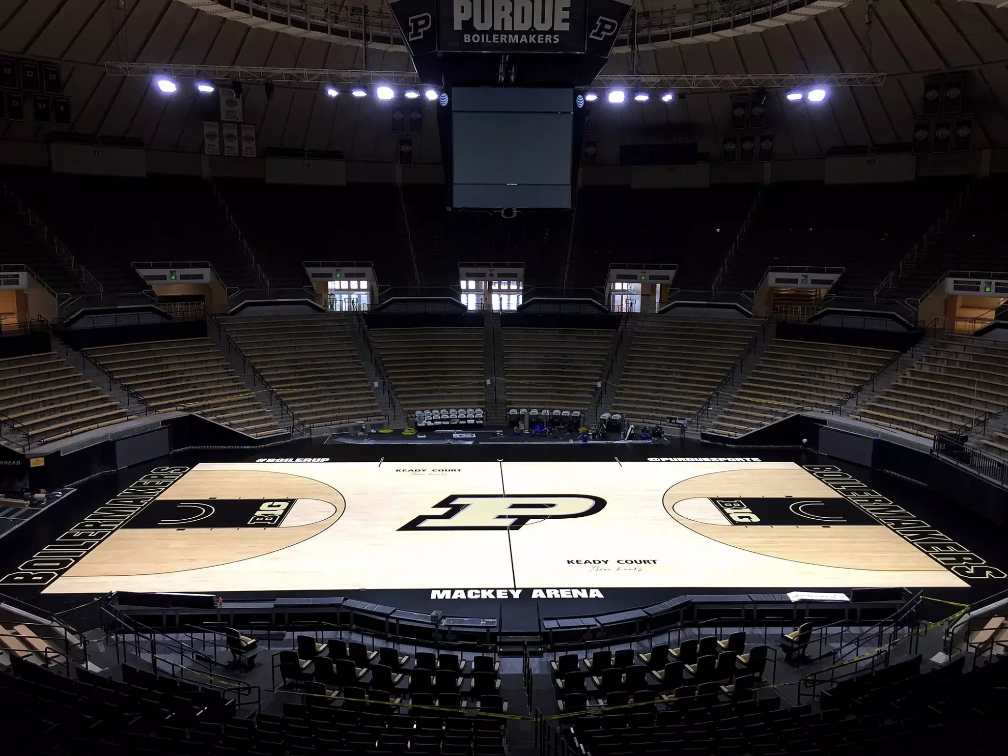 Keady Court at Mackey Arena Time-Lapse - Purdue Boilermakers - Official ...