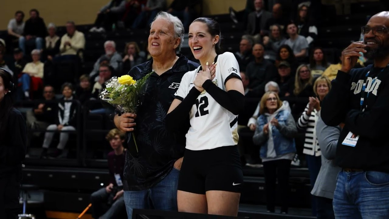 Senior Night Celebration | Purdue Volleyball - Purdue Boilermakers ...