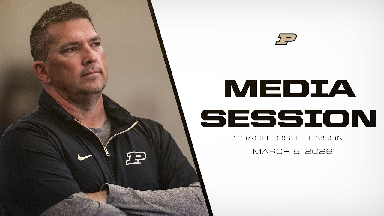 Coach Josh Henson Media Session | Purdue Football - Purdue Boilermakers ...