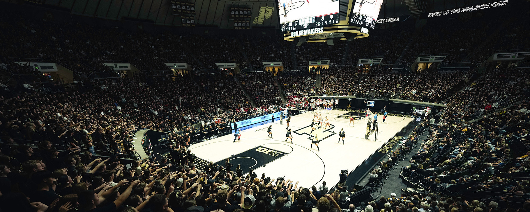 Fan Guide: Volleyball in Mackey Arena - Purdue Boilermakers - Official ...