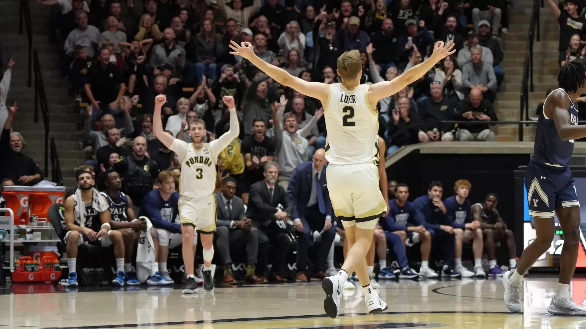#13 Purdue Outscores Defending Ivy League Champ Yale in Shootout 92-84 ...