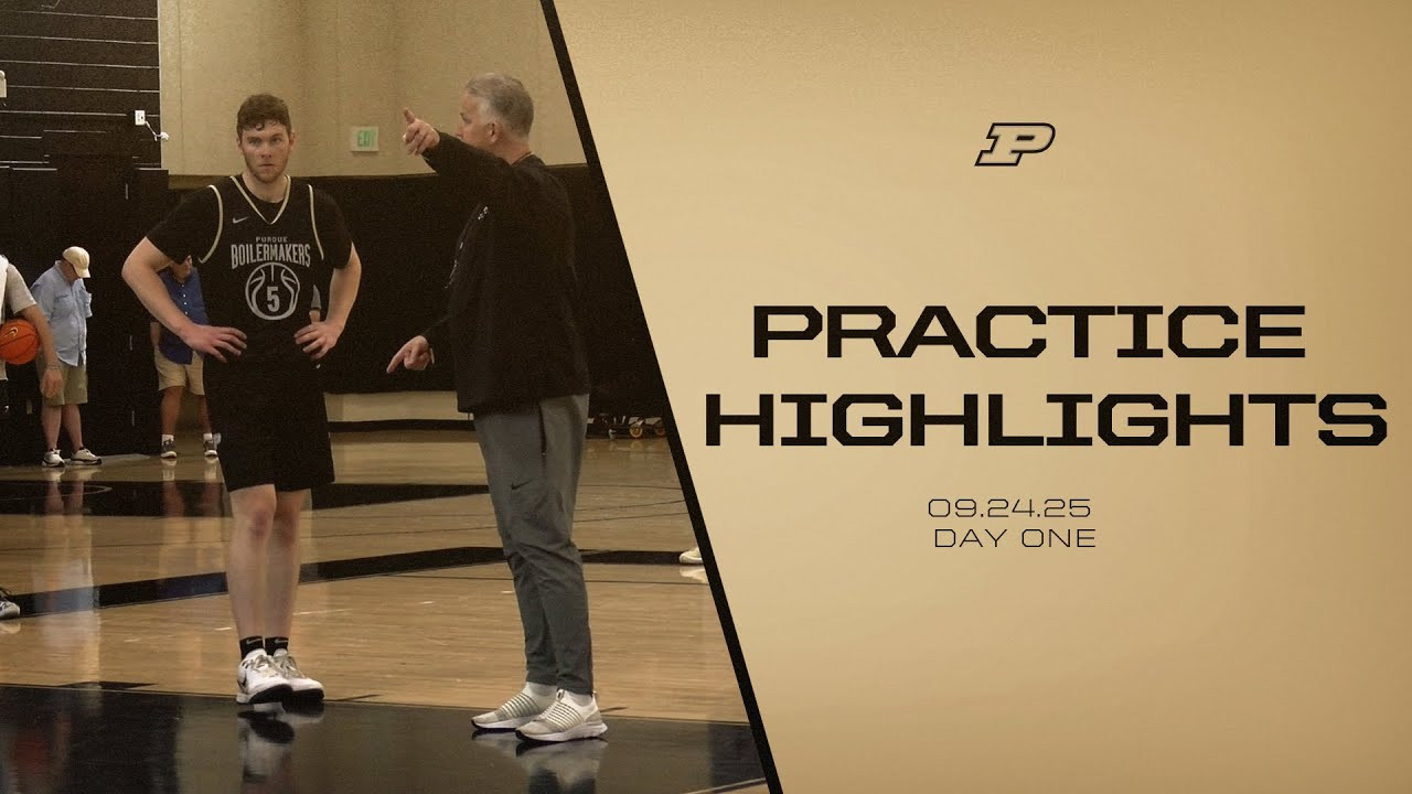 Day One Practice Footage | Purdue Men's Basketball - Purdue Boilermakers - Official Athletics ...