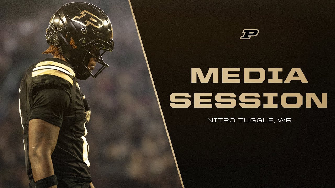 Nitro Tuggle Media Session vs Notre Dame | Purdue Football - Purdue ...