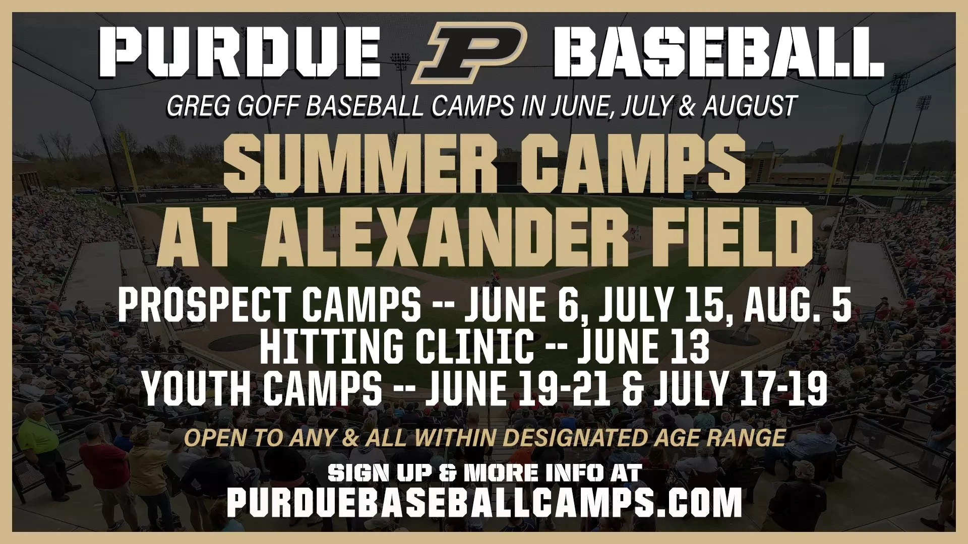 Baseball's Summer Camps at Alexander Field - Purdue Boilermakers ...